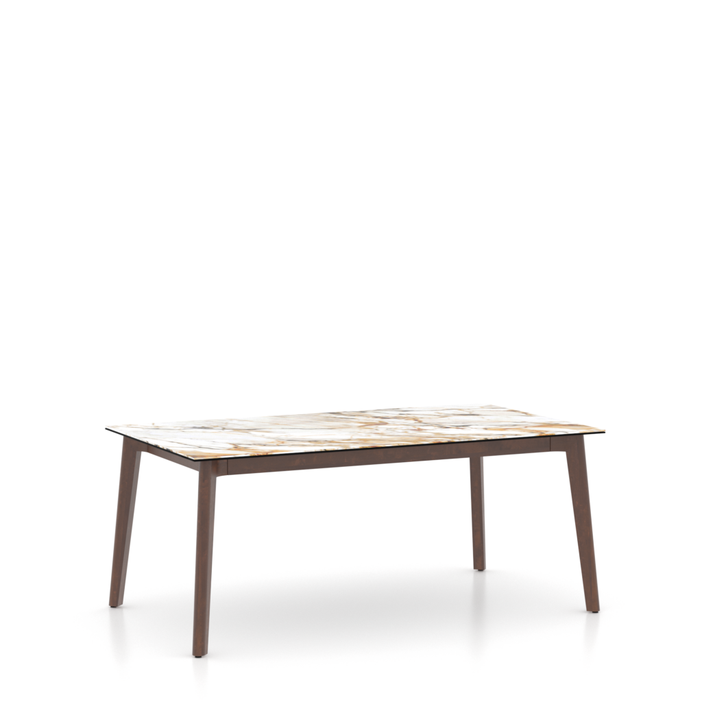 Rectangular Porcelain Table - Legs GR - Canadel