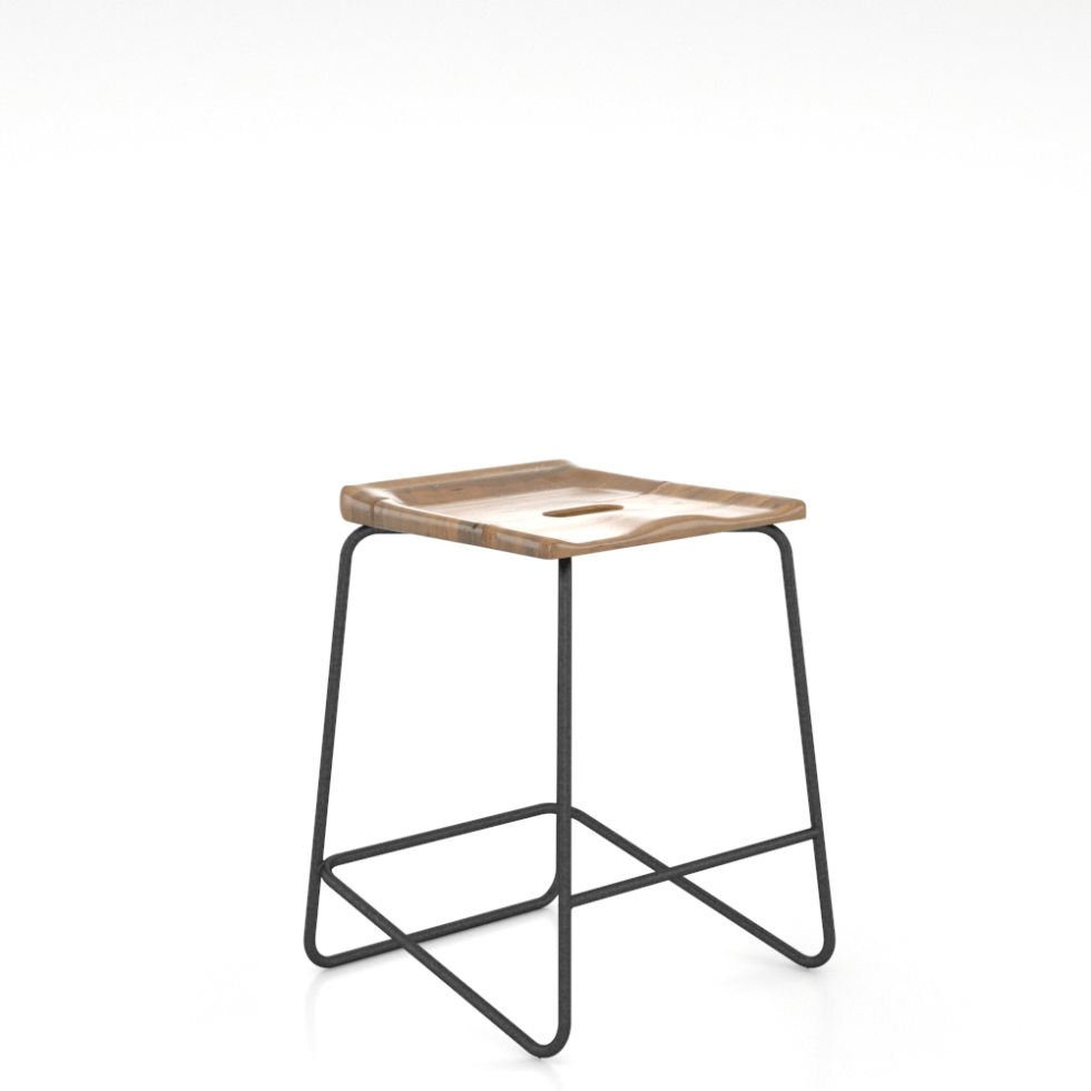 Wood stools - Counter, island kitchen - Canadel