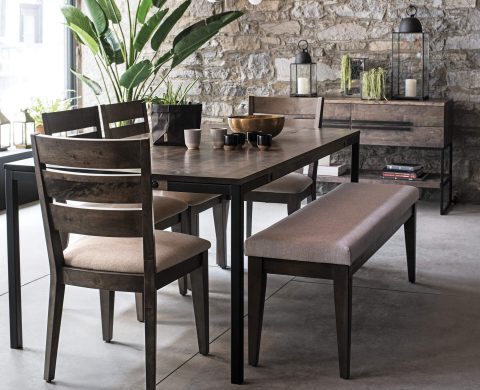 Wood table - kitchen, Living and dining room - Canadel